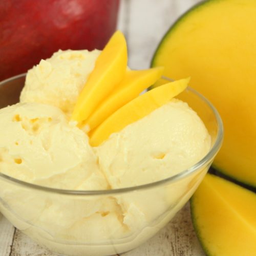 Mango-Eis OHNE Eismaschine- super cremig & lecker :) – kochkino.de
